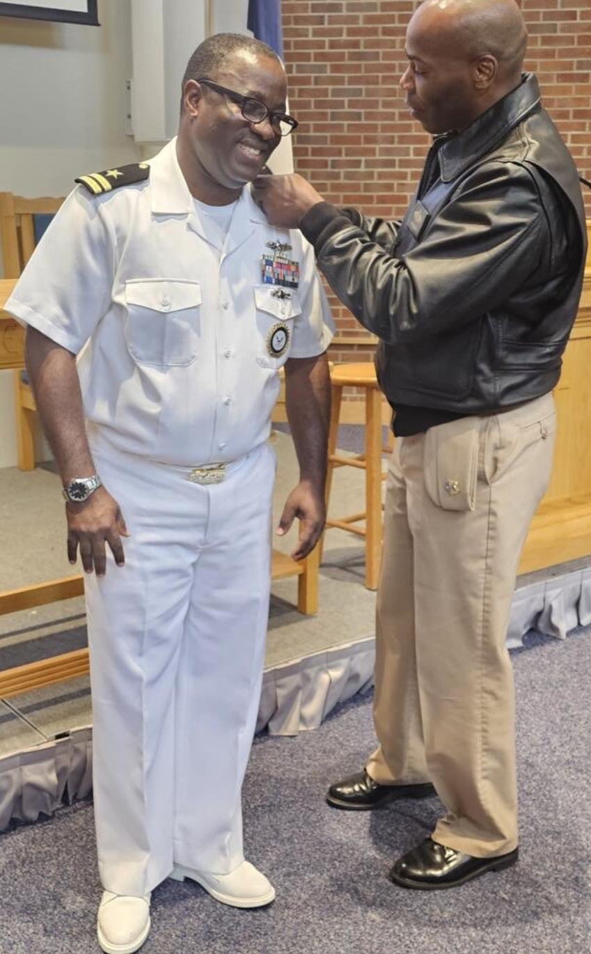 NIGERIAN in US Navy Command, Victor Agunbiade decorated with new rank ...