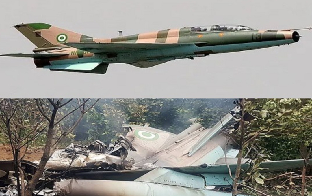 BREAKING: NIGERIAN Air Force Aircraft crashes in Niger State