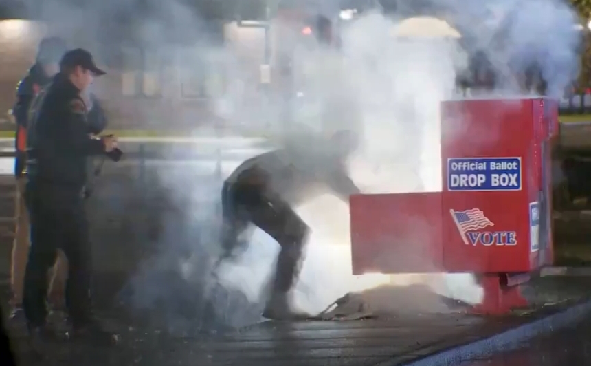 DEMOCRACY Under Threat In United States, Ballot Boxes Set On Fire ...
