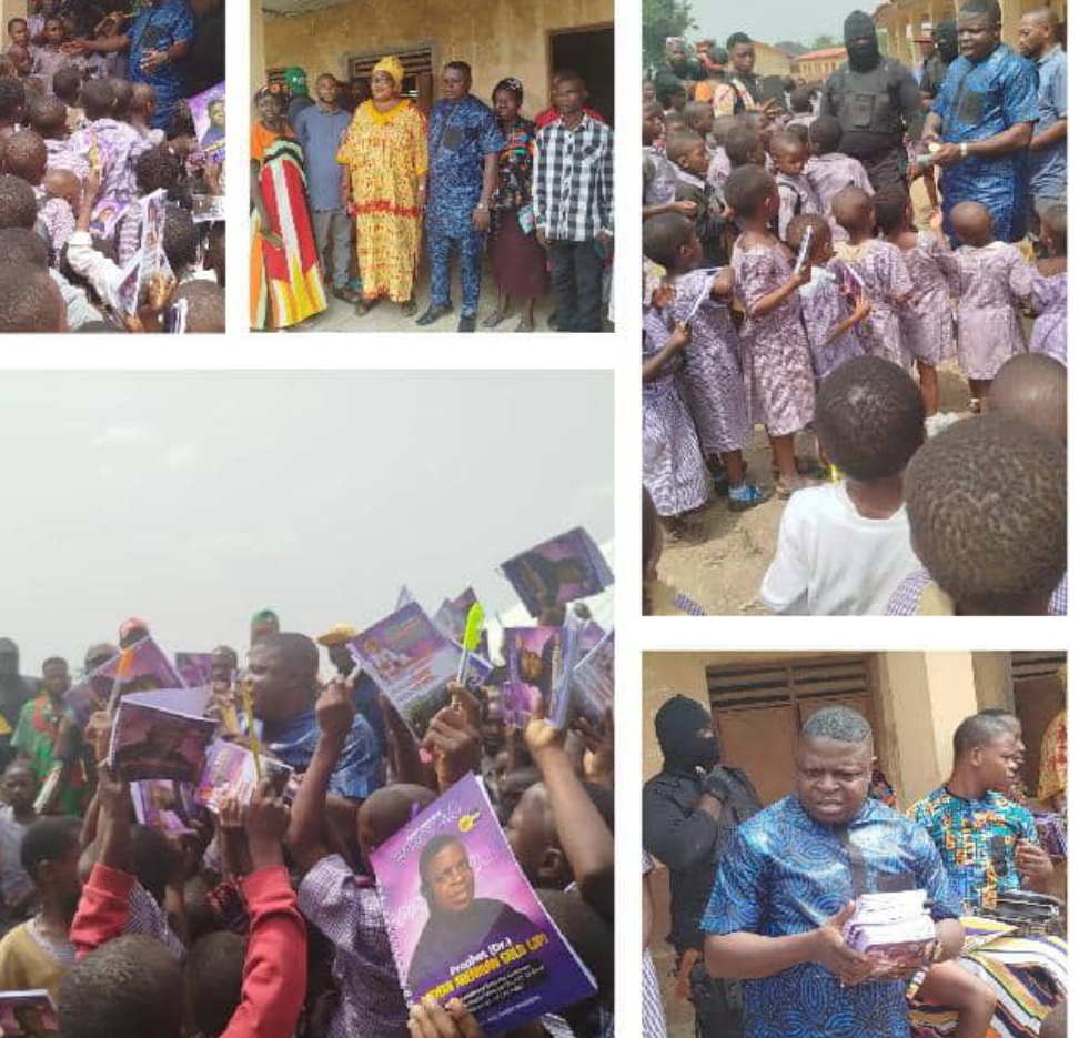 PROPHET Adeyemi (Baba Lesekese) Donates Writing Materials To His Alma ...