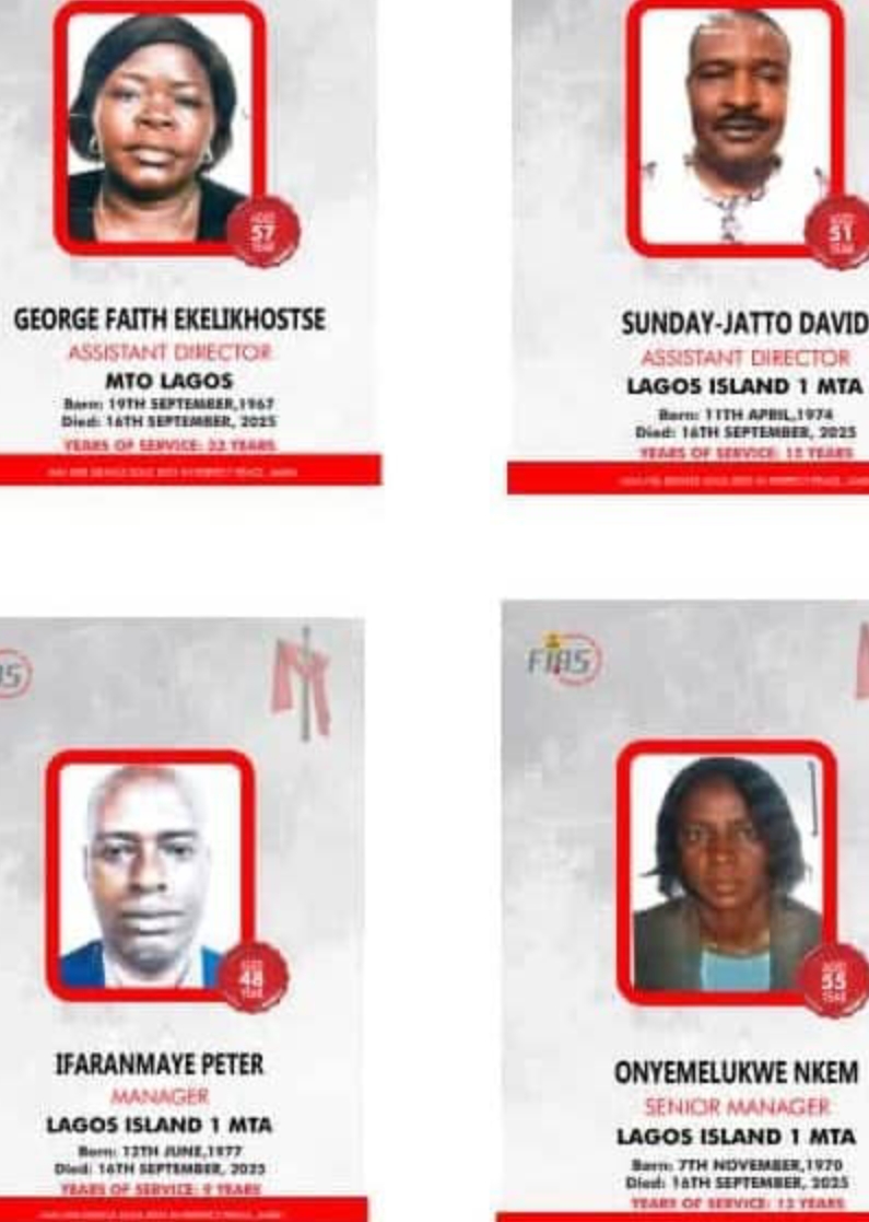 INSIDE LIFE: FIRS Loses Four Staff Members To Lagos Afriland Towers ...